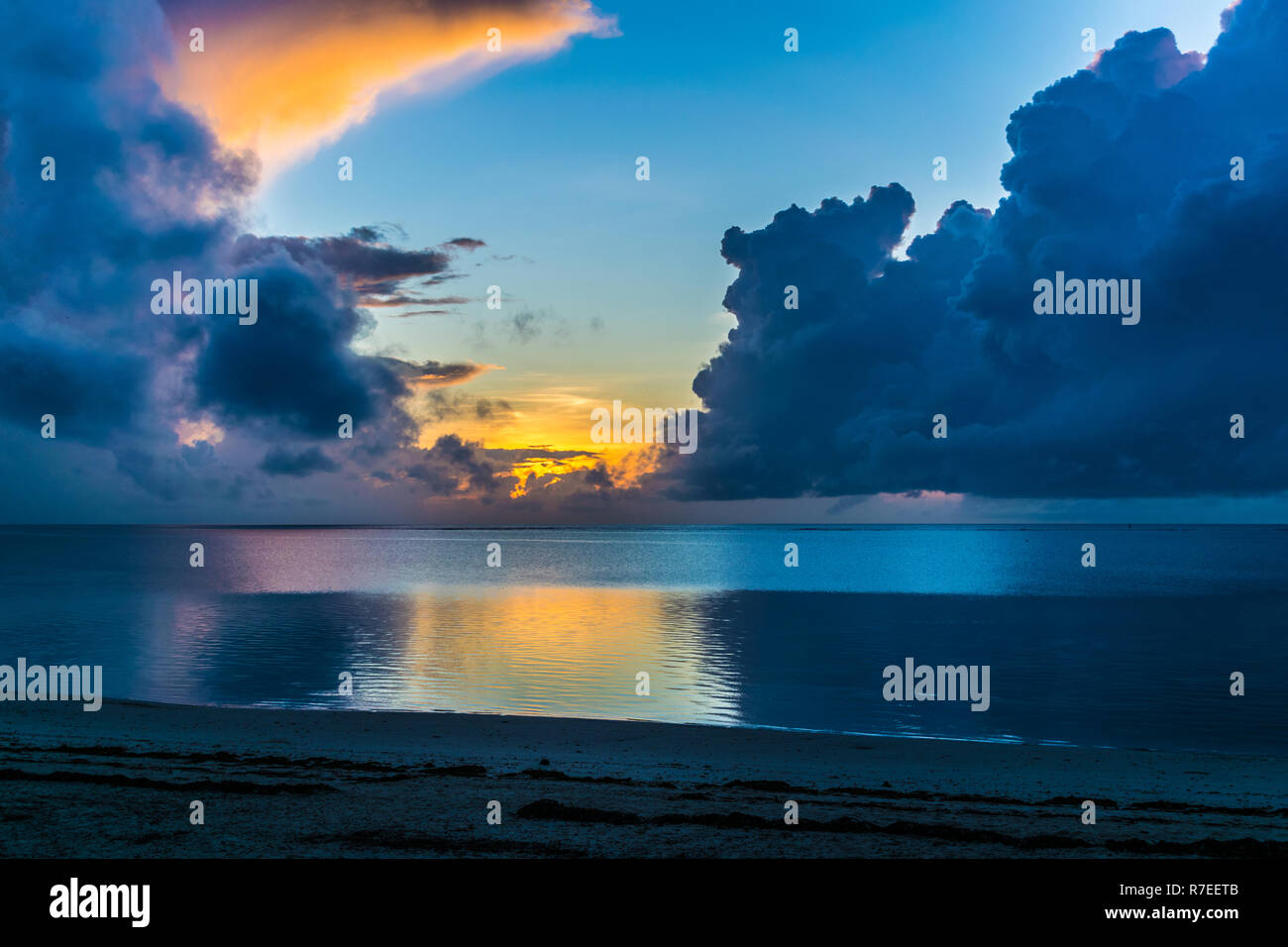 Beautiful sunrise at the Beach in Mombasa, Kenya Stock Photo - Alamy