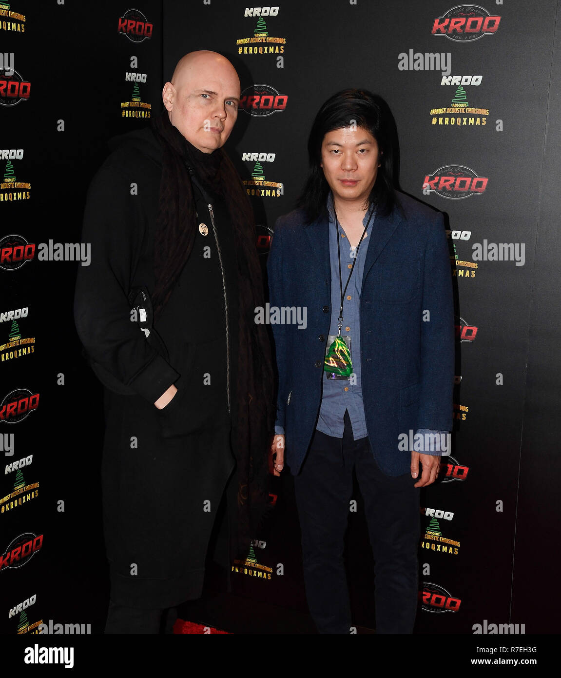 California, USA. 8th Dec 2018. Billy Corgan and James Iha of The ...