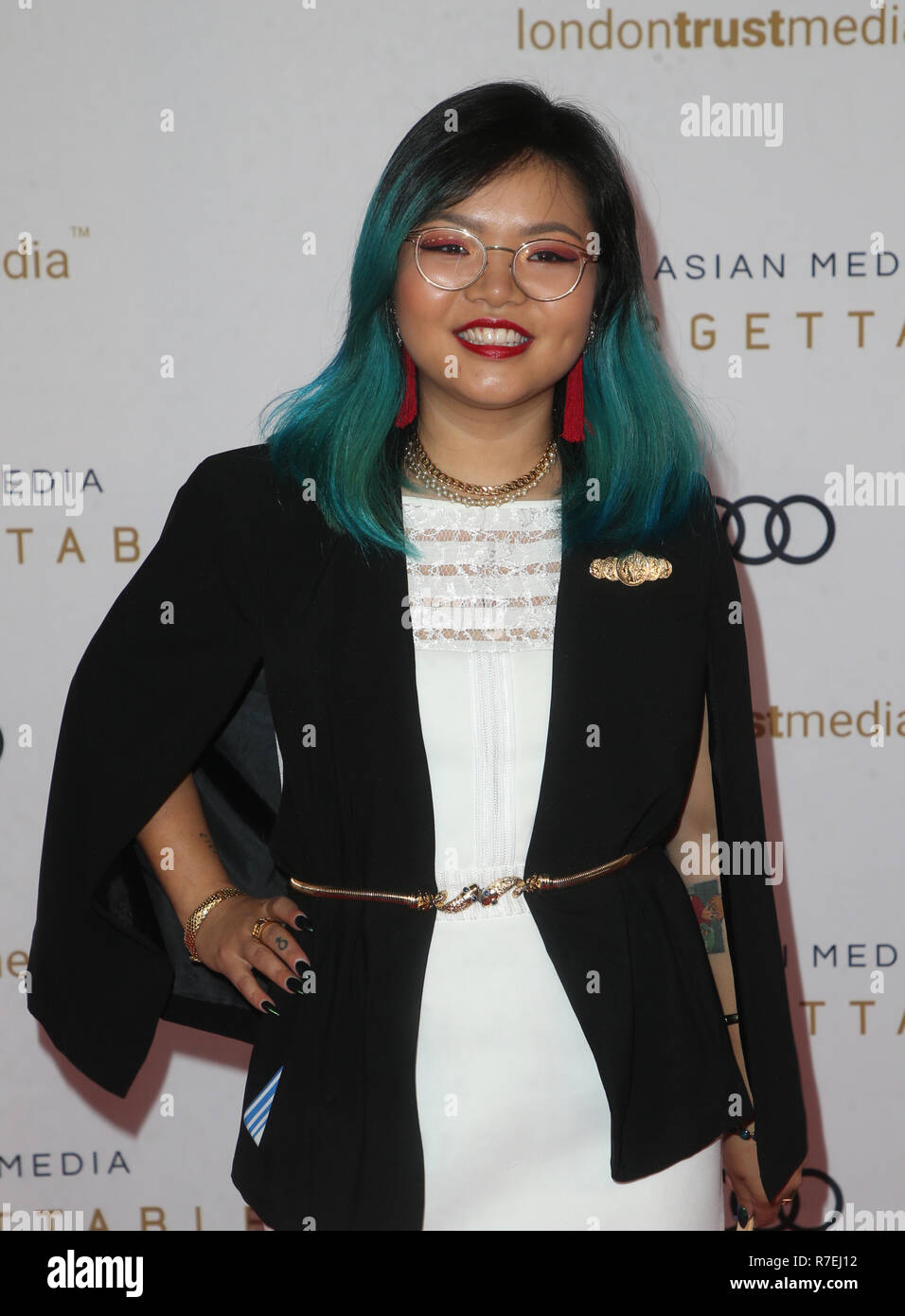 BEVERLY HILLS, CA - DECEMBER 8: Jennifer Li, at Kore Asian Media's 17th ...