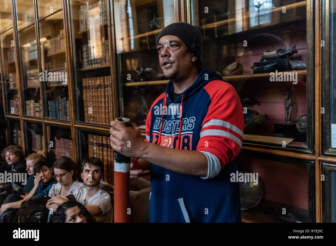 London, UK. 8th Dec 2018. A museum tour organised by BP or not BP? .led ...