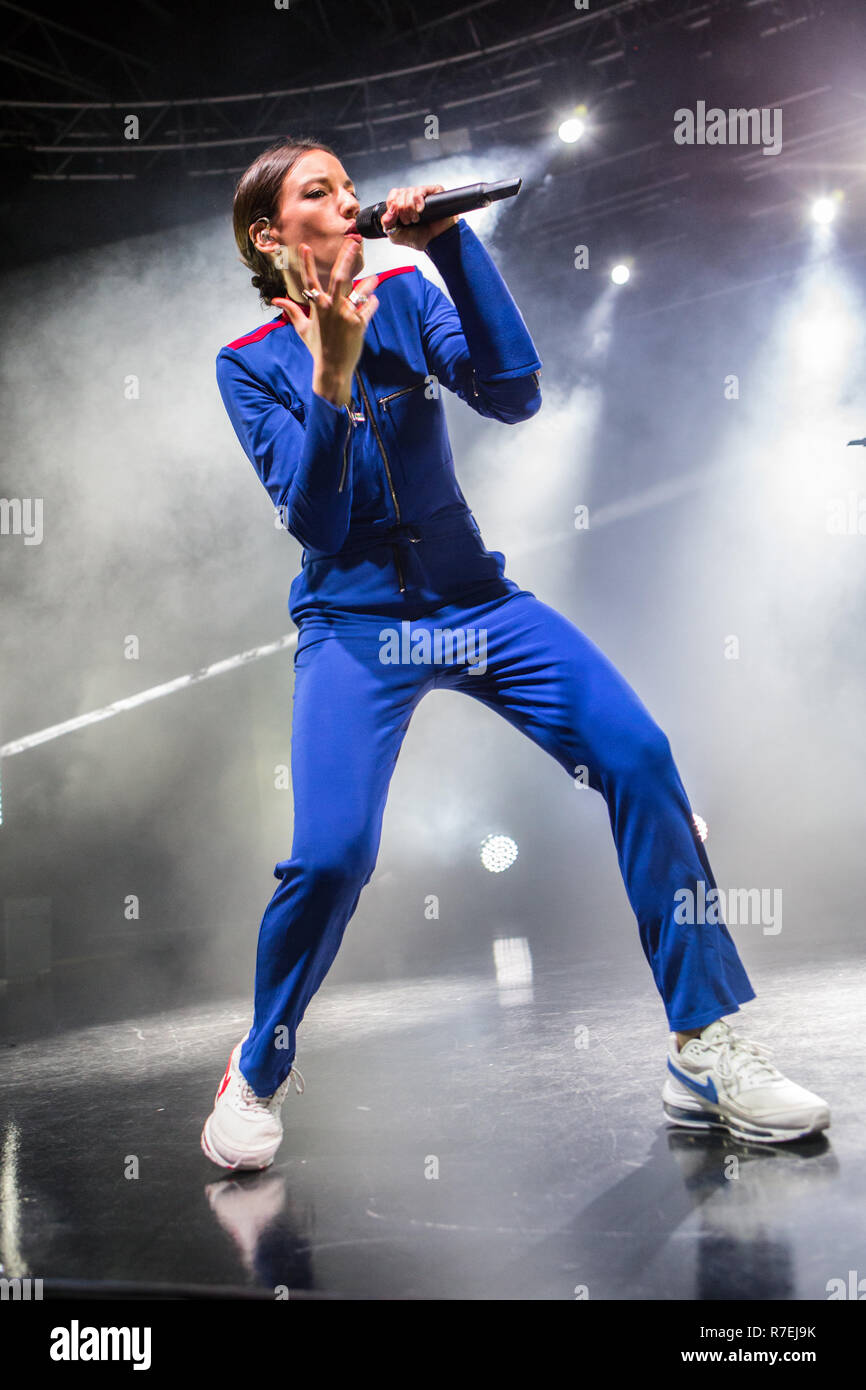 Milan Italy. 08 December 2018. The French singer/songwriter Jeanne ...