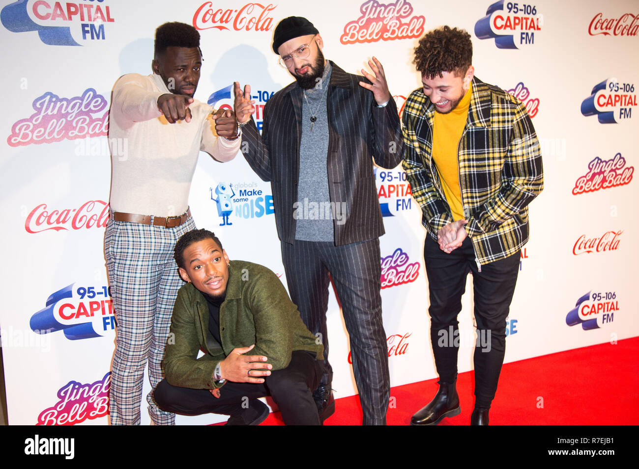 London, UK. 8th Dec 2018. Rak Su at Capital’s Jingle Bell Ball with ...