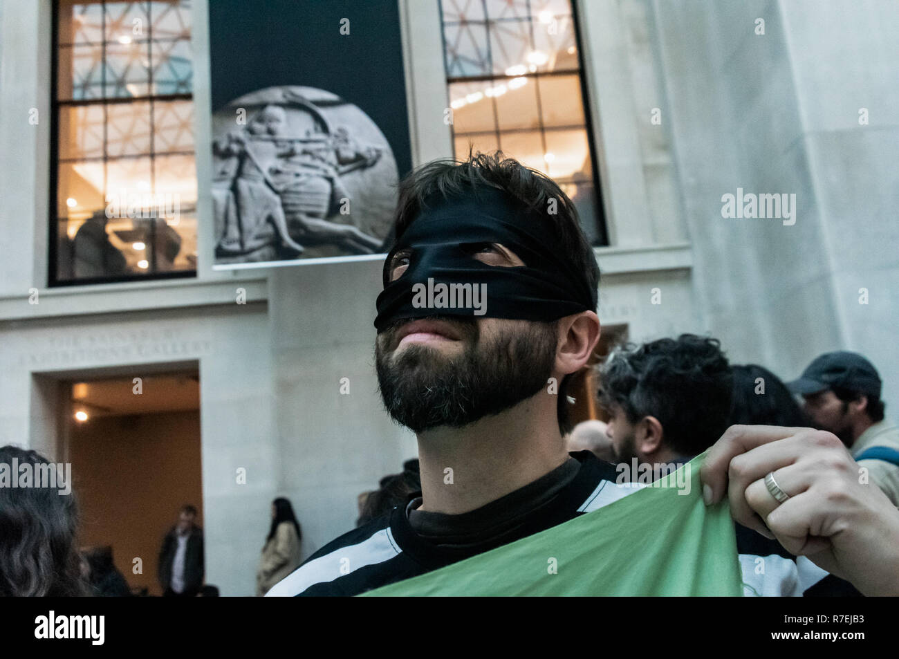 London, UK. 8th Dec 2018. A museum tour organised by BP or not BP? .led ...