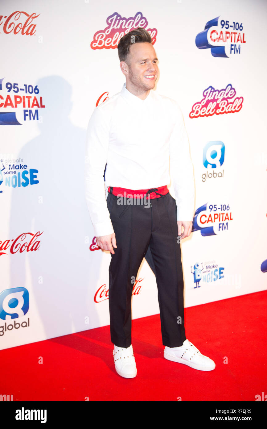 London, UK. 8th Dec 2018. Olly Murs at Capital’s Jingle Bell Ball with ...