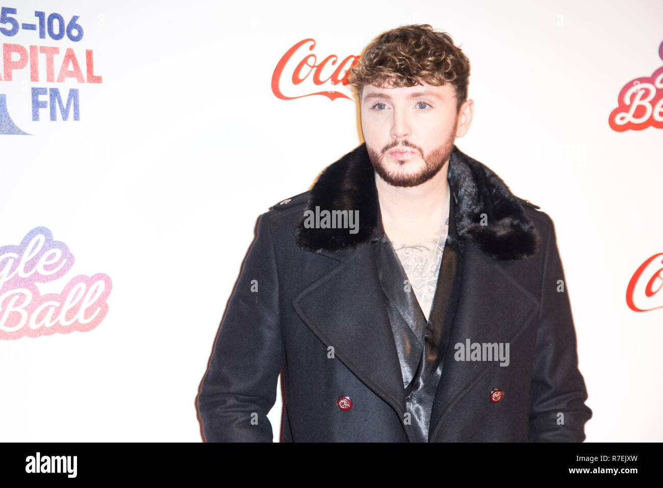 London, UK. 8th Dec 2018. James Arthur at Capital’s Jingle Bell Ball ...