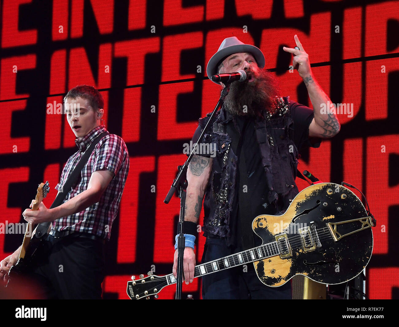 California, USA. 8th Dec 2018. Tim Armstrong of Rancid and Aimee Allen ...