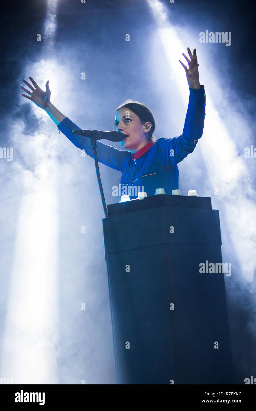 Milan Italy. 08 December 2018. The French singer/songwriter Jeanne ...
