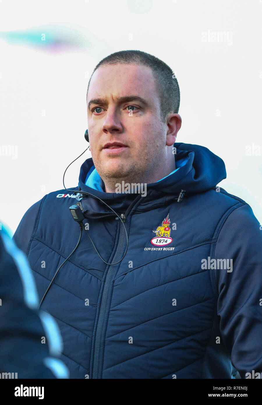 Coventry, UK. 8th December 2018. Coventrys Director of Rugby Rowland ...