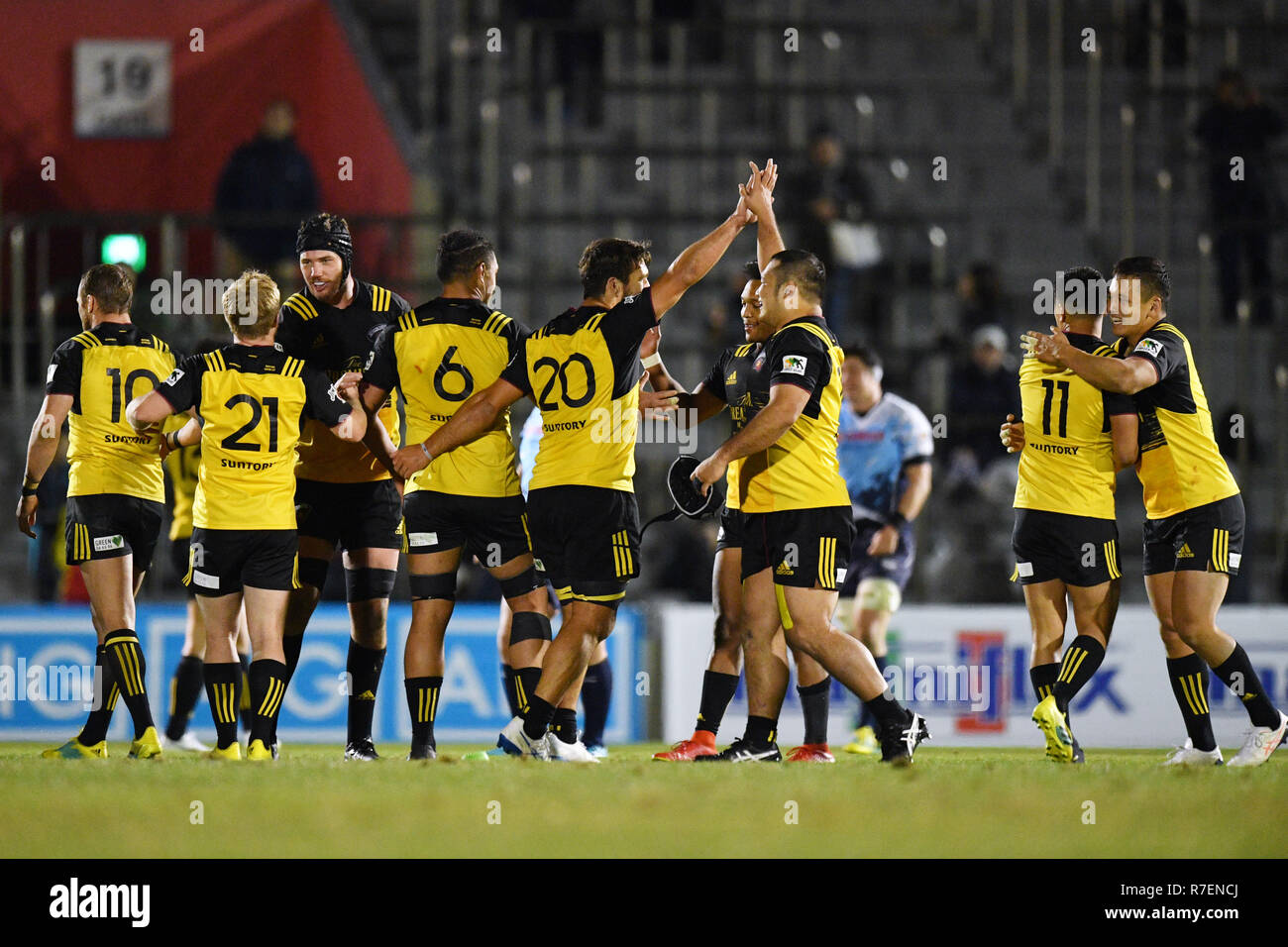 Tokyo, Japan. Credit: MATSUO. 8th Dec, 2018. Suntory Sungoliath team ...