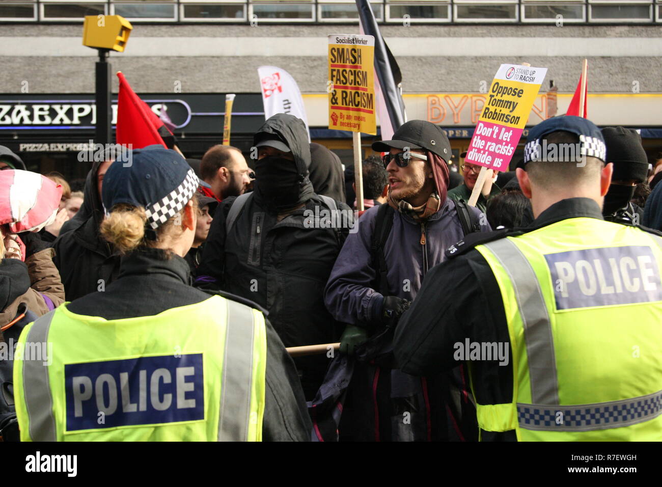 Anti racism flag banner hi-res stock photography and images - Alamy