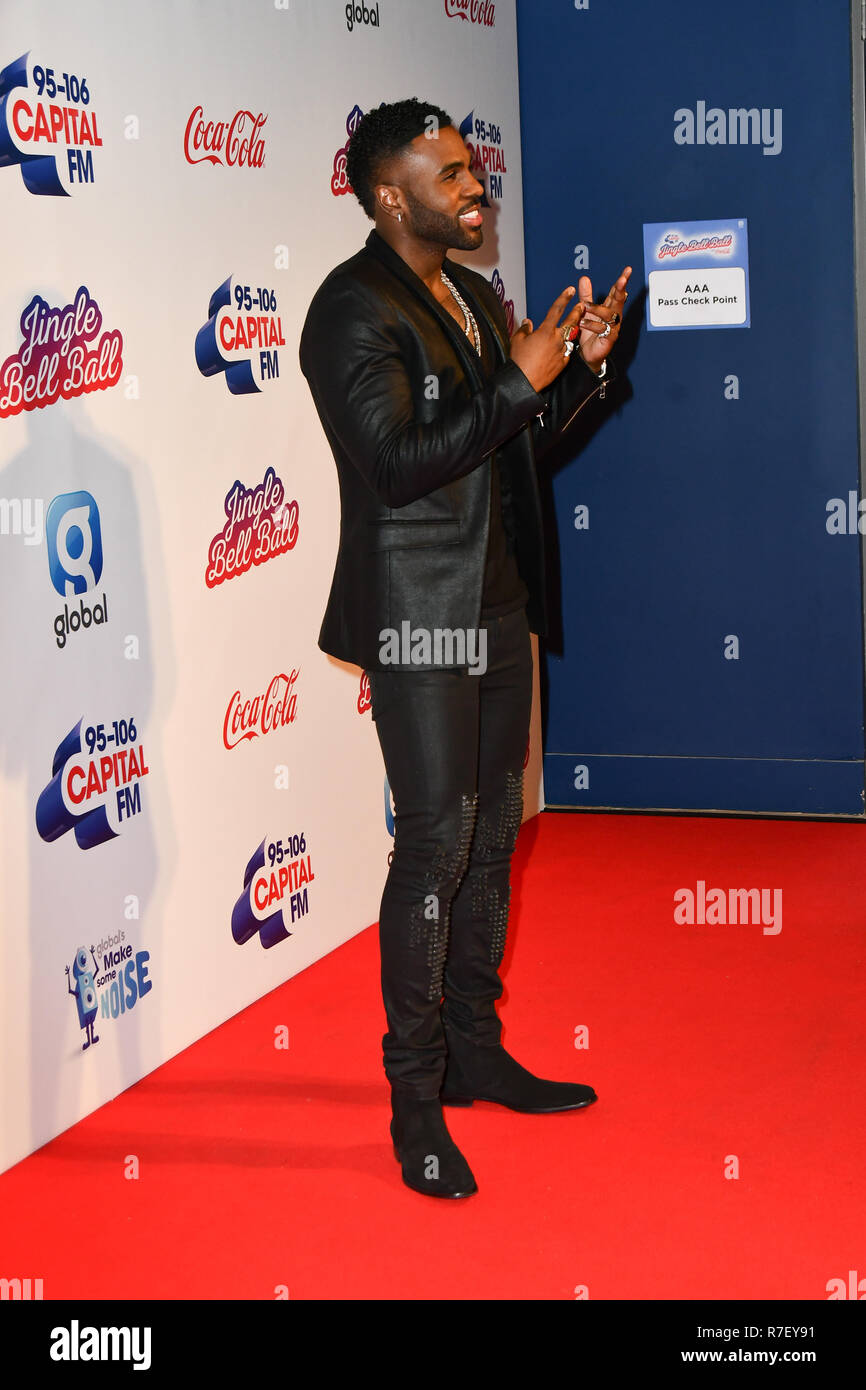 Jason Derulo arrives at Capital's Jingle Bell Ball with Coca-Cola at ...