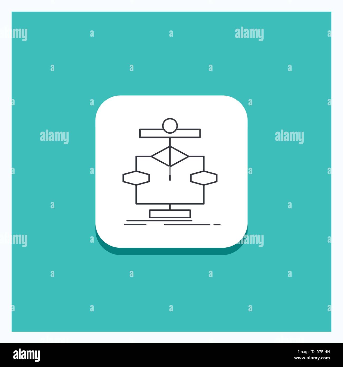 Abstract flowchart diagram computer program Stock Vector Images - Alamy