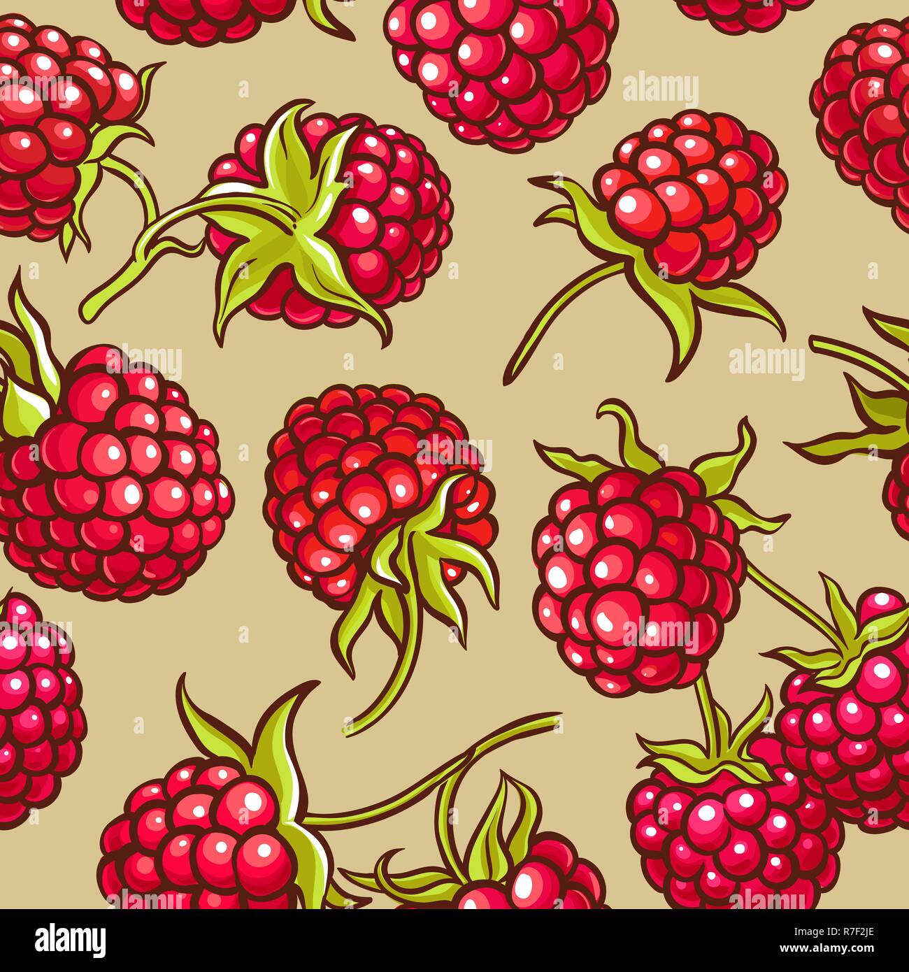 Single raspberry on pink background Stock Vector Images - Alamy