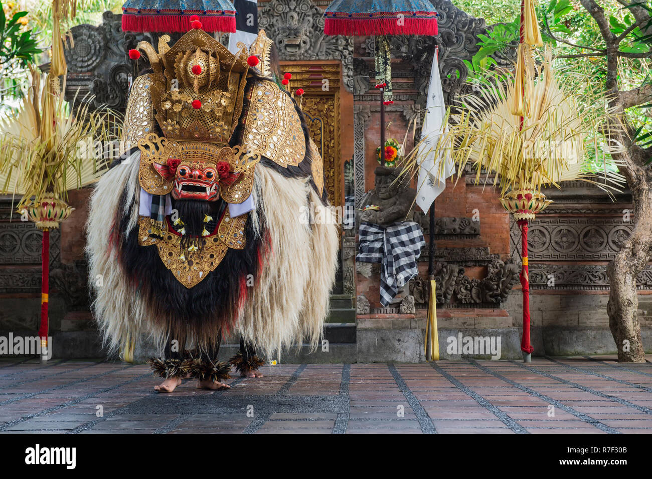 Barong and Kris Dance, traditional Balinese dance, Ubud, Bali ...