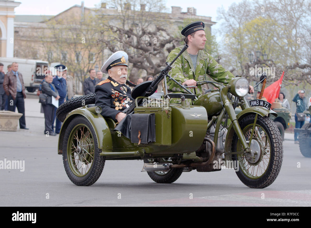 Parade commemorating the liberation of Odessa from the Nazis, Odessa ...