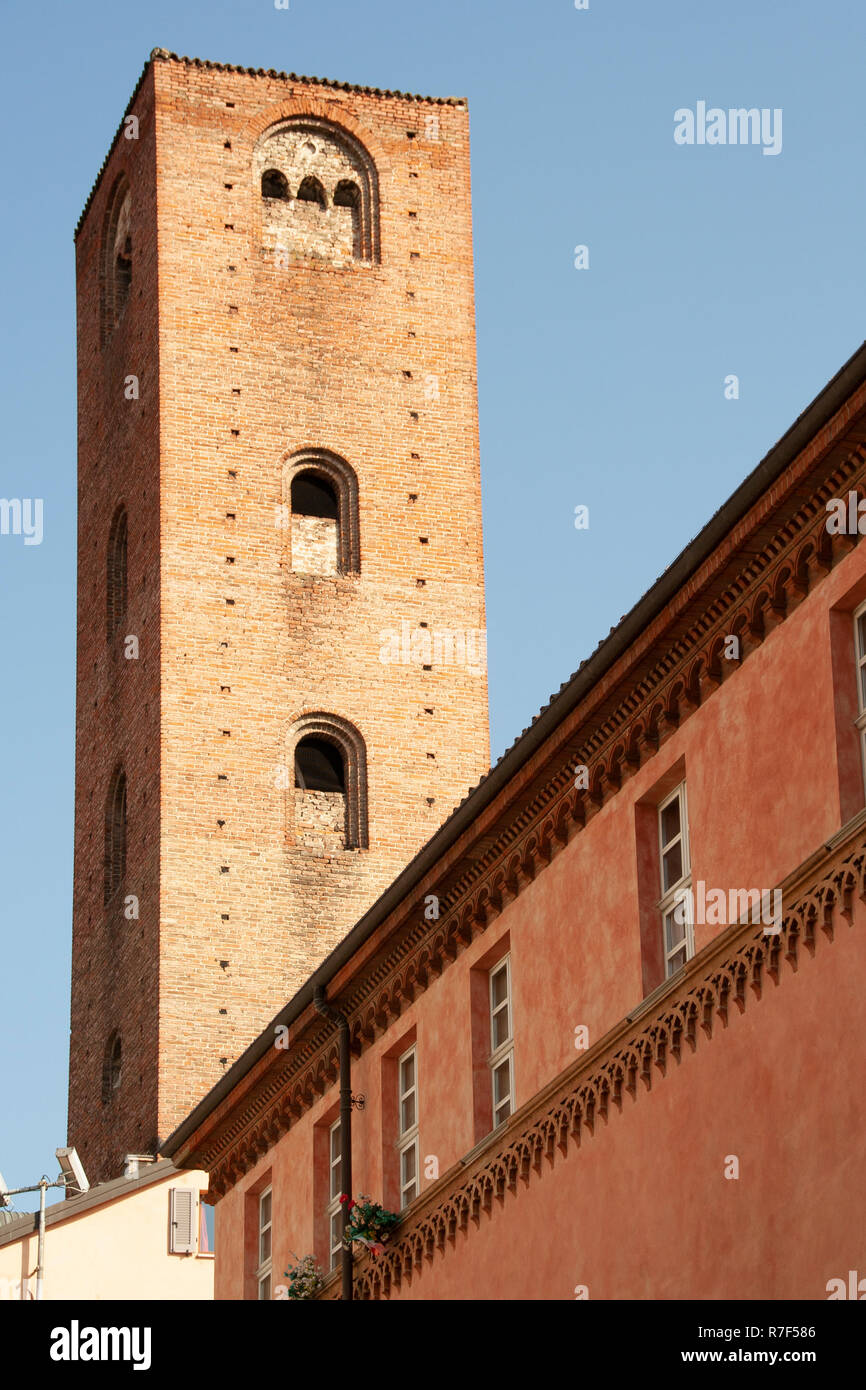 The town of Alba and its towers, Piemonte, Italy Stock Photo - Alamy
