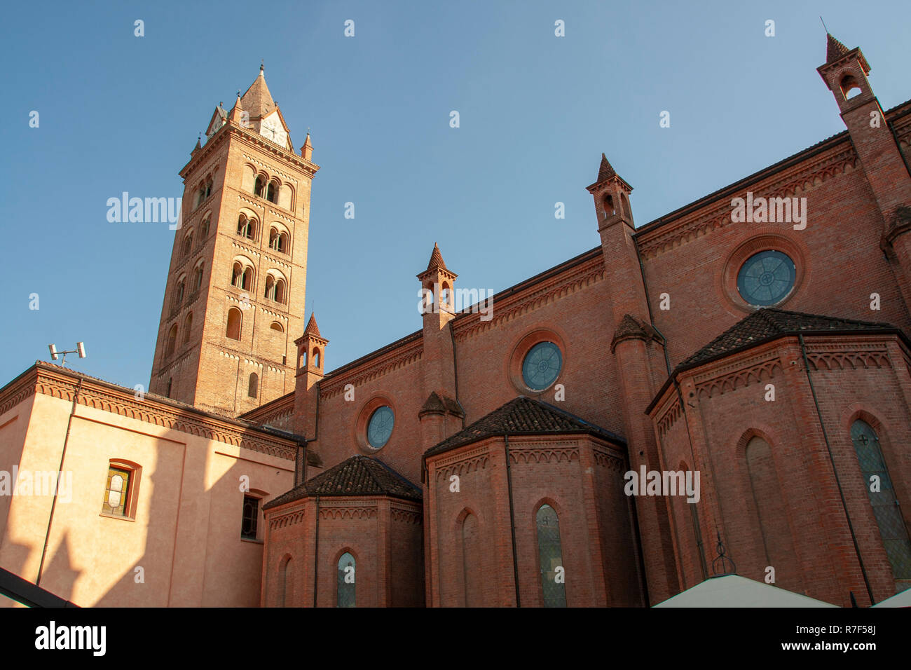 The town of Alba and its towers, Piemonte, Italy Stock Photo - Alamy