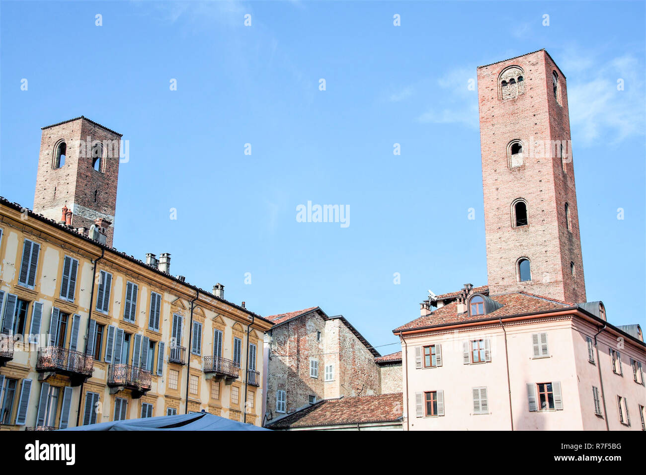 The town of Alba and its cathedral, Piemonte, Italy Stock Photo - Alamy