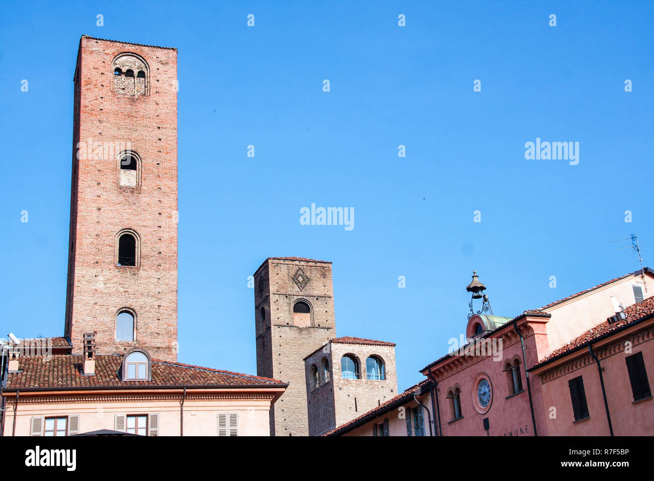 The town of Alba and its cathedral, Piemonte, Italy Stock Photo - Alamy