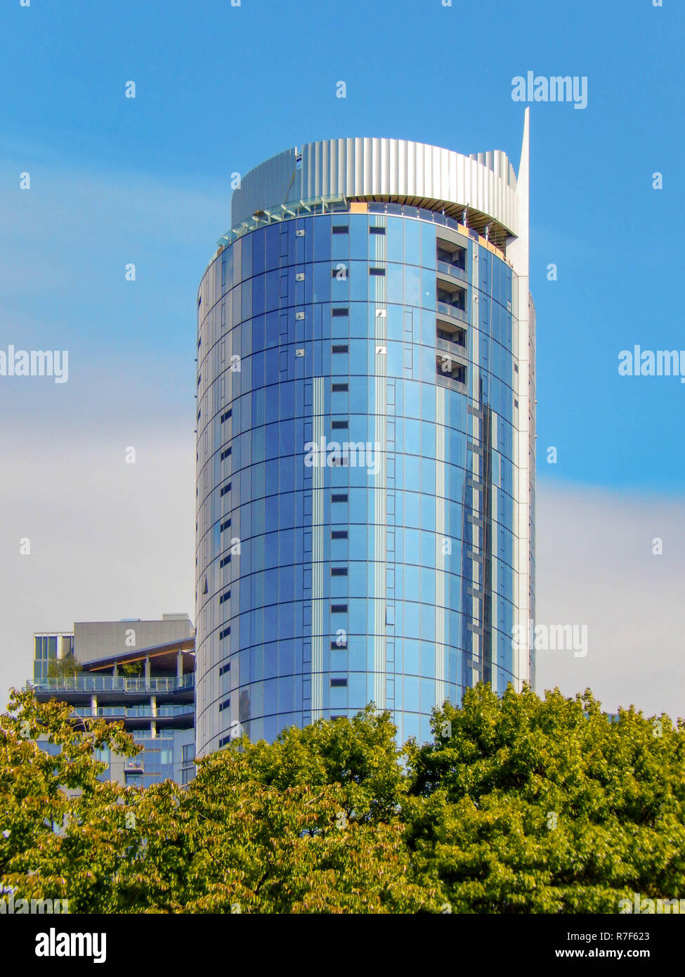 SEATTLE, WA, USA - JUNE 2018: Tall office building in downtown Seattle ...
