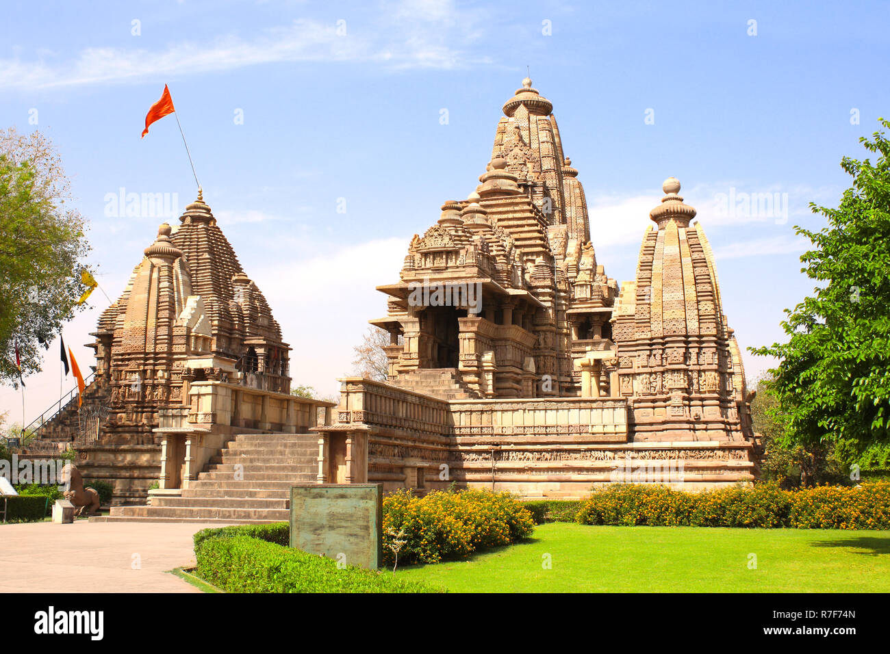 Lakshmana temple, built by Chandela Rajputs, is situated in the Western ...