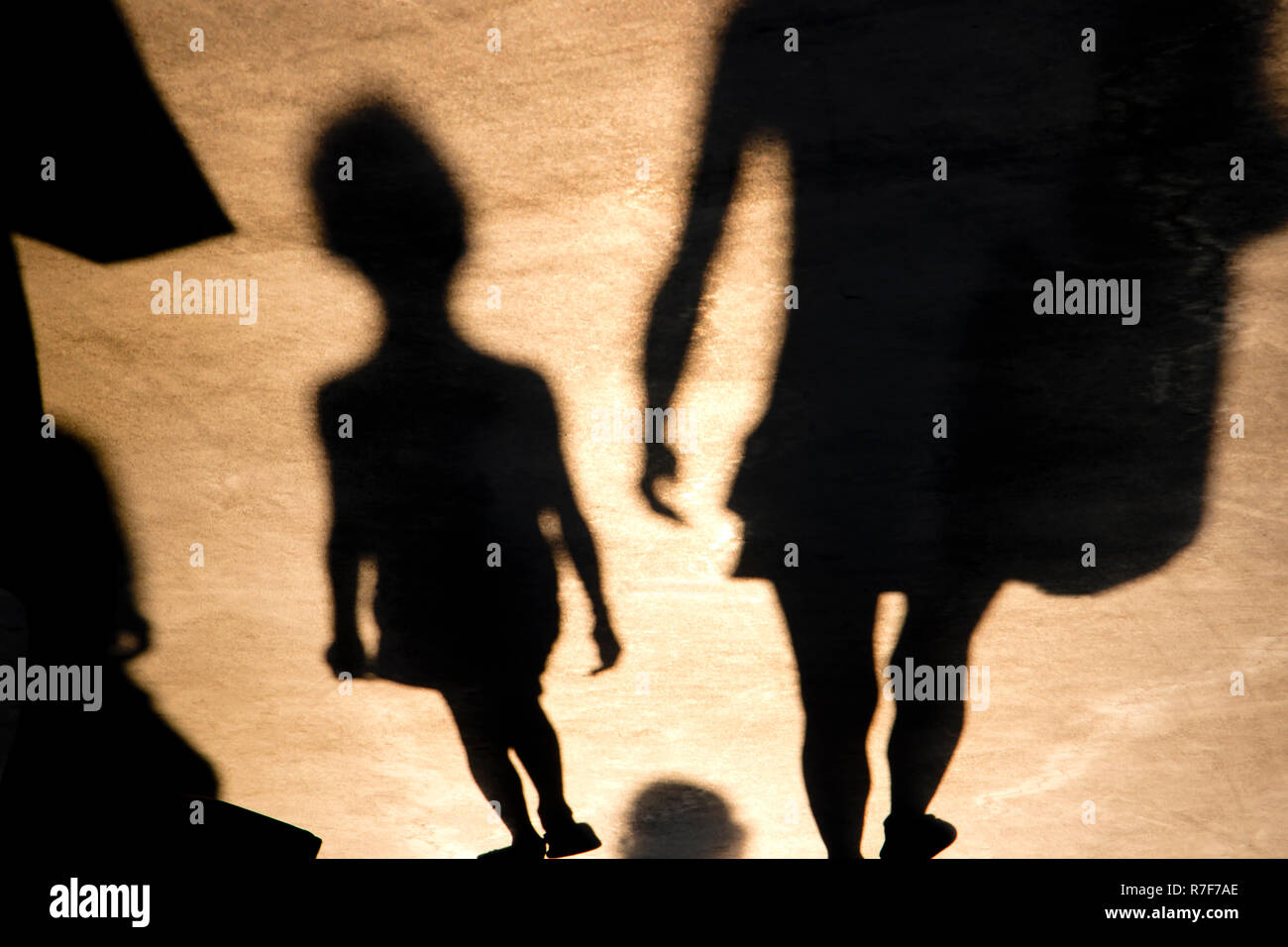 Child walking with mother hi-res stock photography and images - Alamy