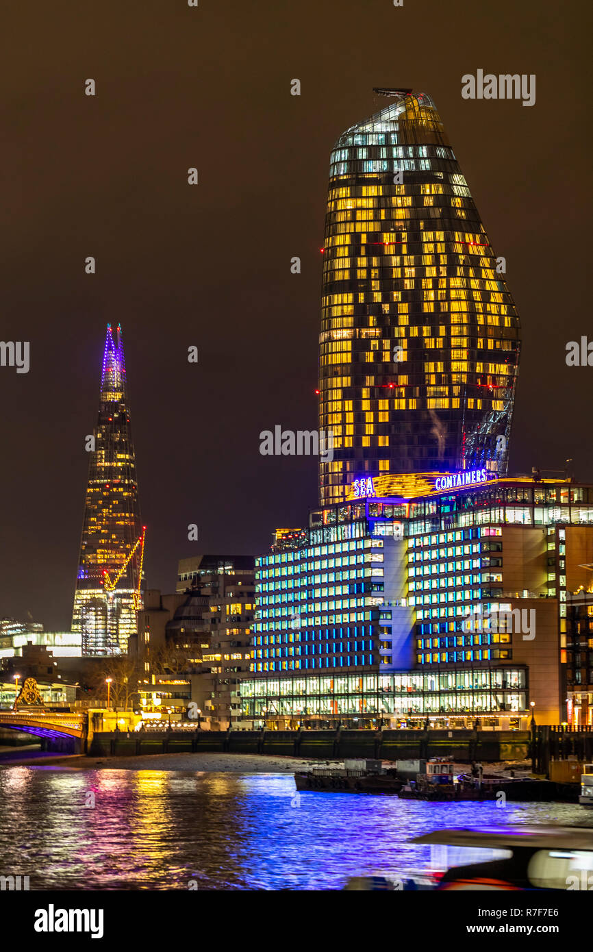 Bankside showing The Shard, the Sea Containers building and 2 ...