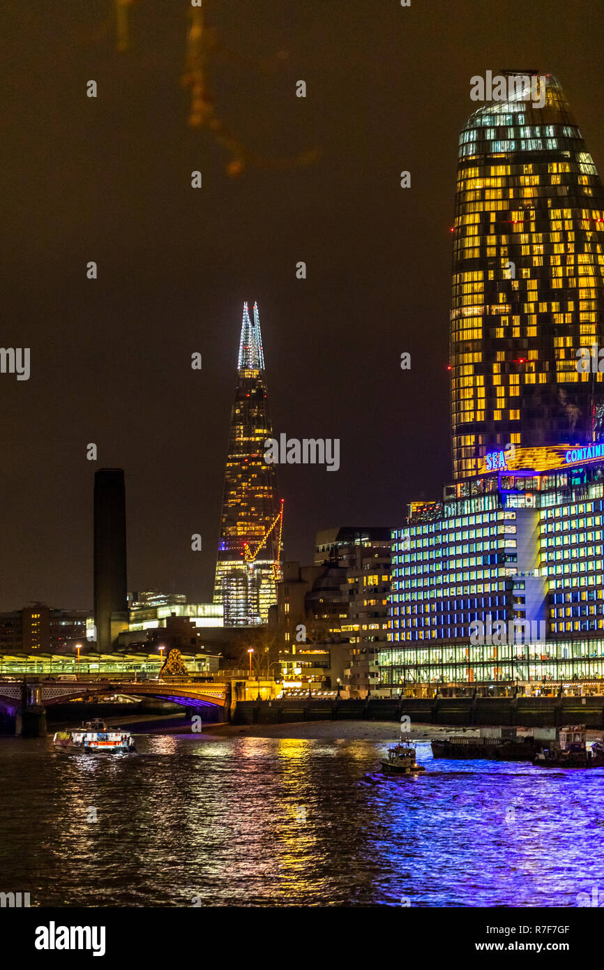 Bankside showing The Shard, the Sea Containers building and 2 ...