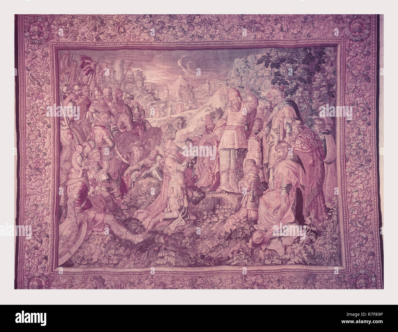 Meeting of Alexander and Jaddus Stock Photo - Alamy