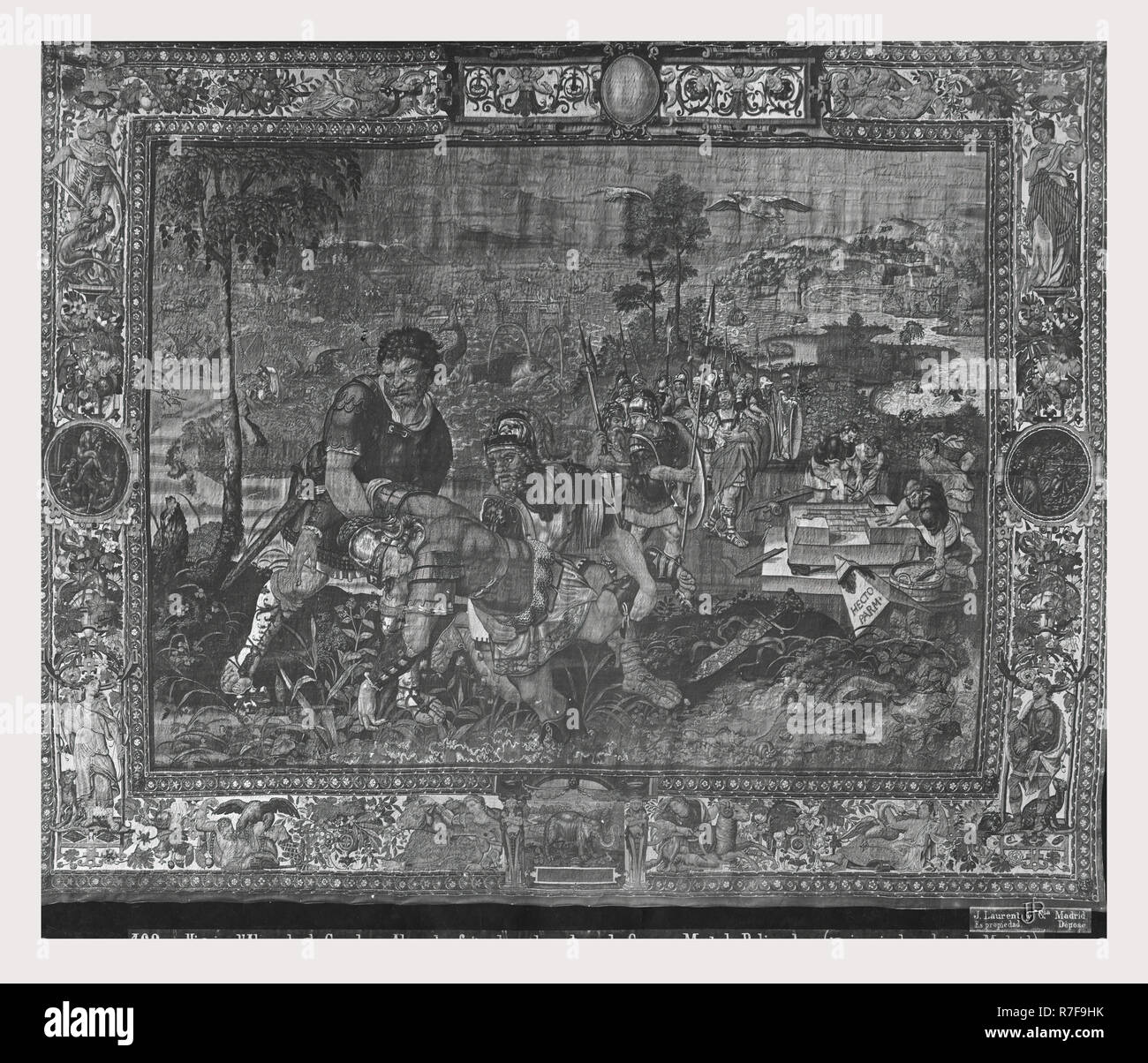 Alexander rebuilds Cyrus' pillaged tomb Stock Photo - Alamy