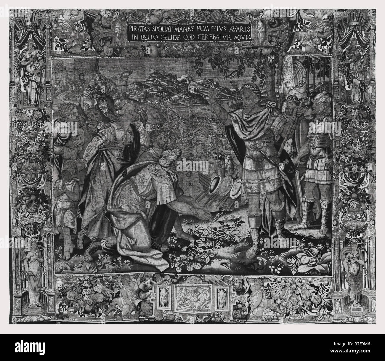 Pompeius Magnus [or Pompey the Great] defeating pirates Stock Photo - Alamy