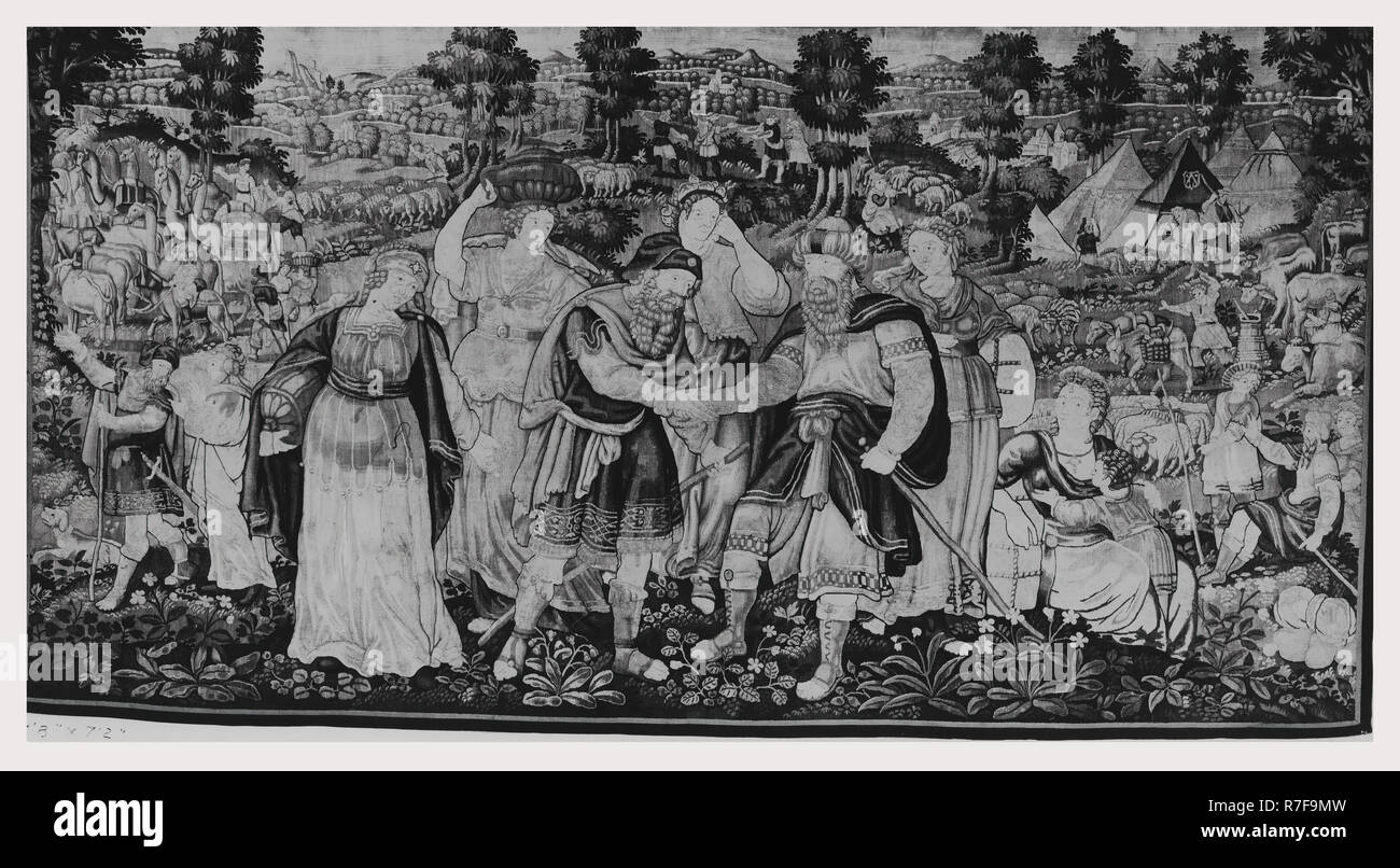 Abraham and Lot separating Stock Photo - Alamy