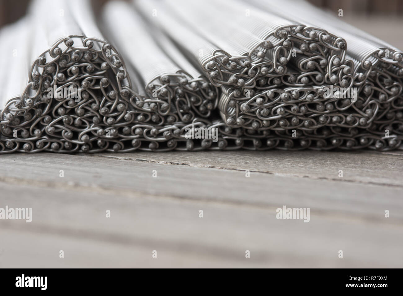 stainless steel conveyor belt Stock Photo - Alamy