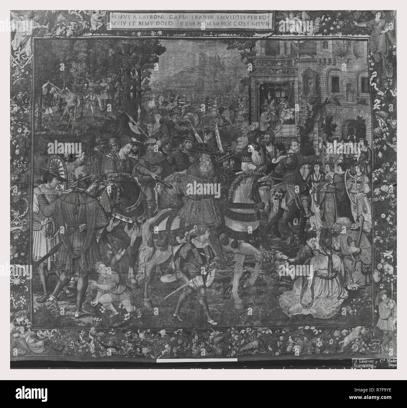 Numitor is re-established on throne of Alba Stock Photo - Alamy