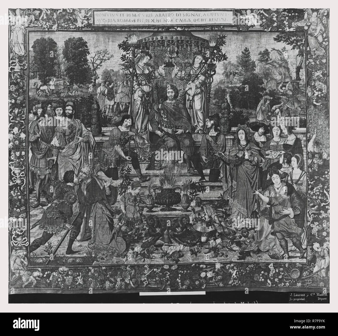 Romulus becomes king of newly founded Rome Stock Photo - Alamy