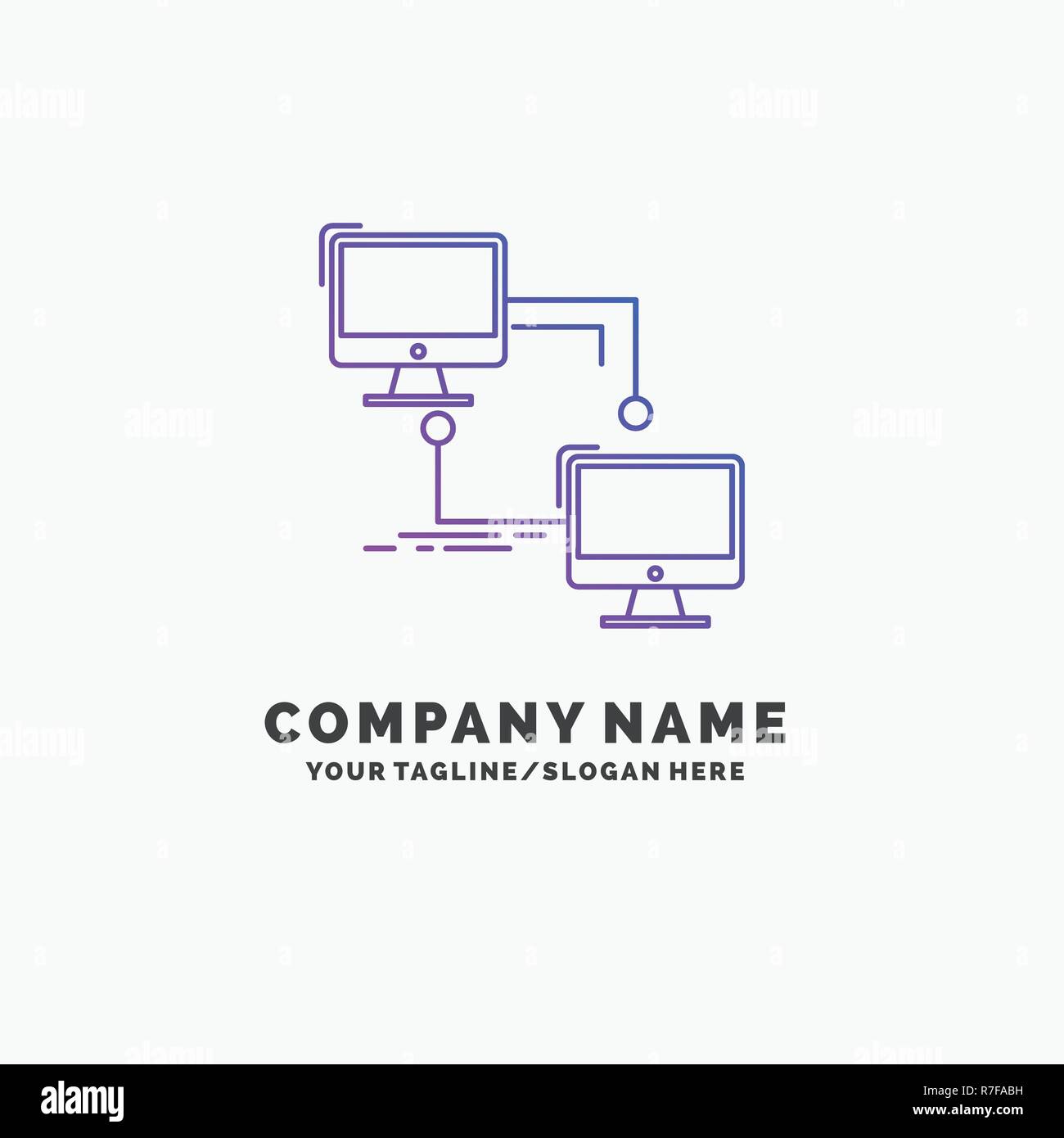 Lan logo hi-res stock photography and images - Alamy