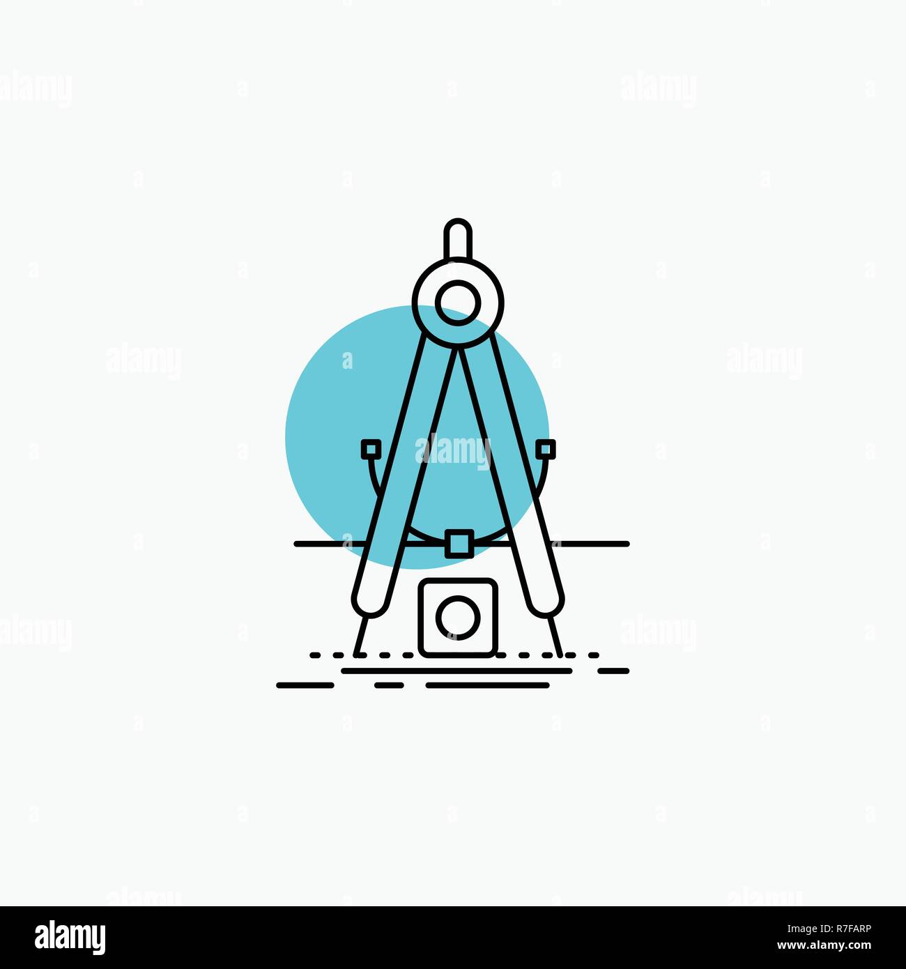 Icon height measure Stock Vector Images - Alamy