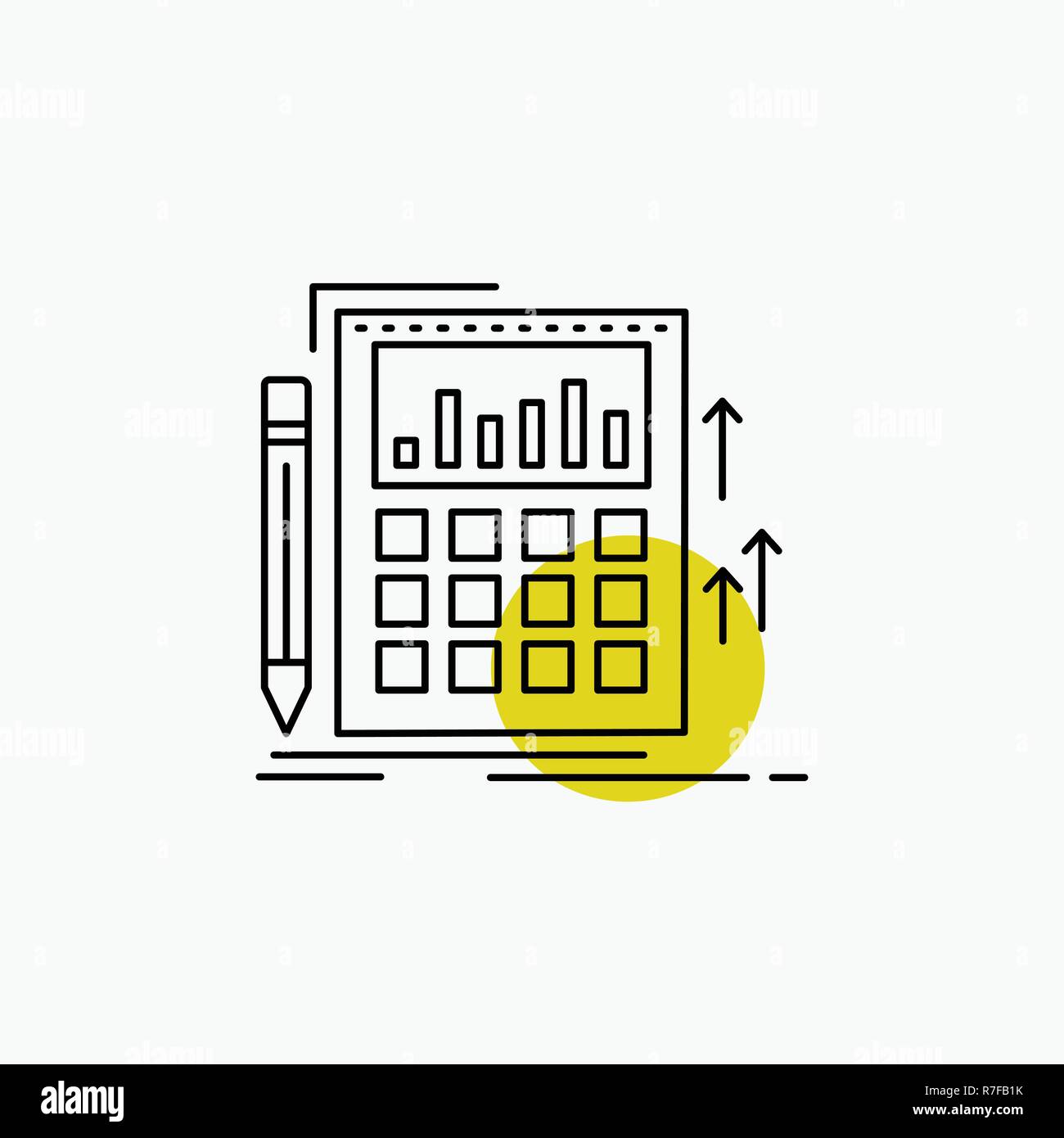 Bookkeeping calculation Stock Vector Images - Alamy