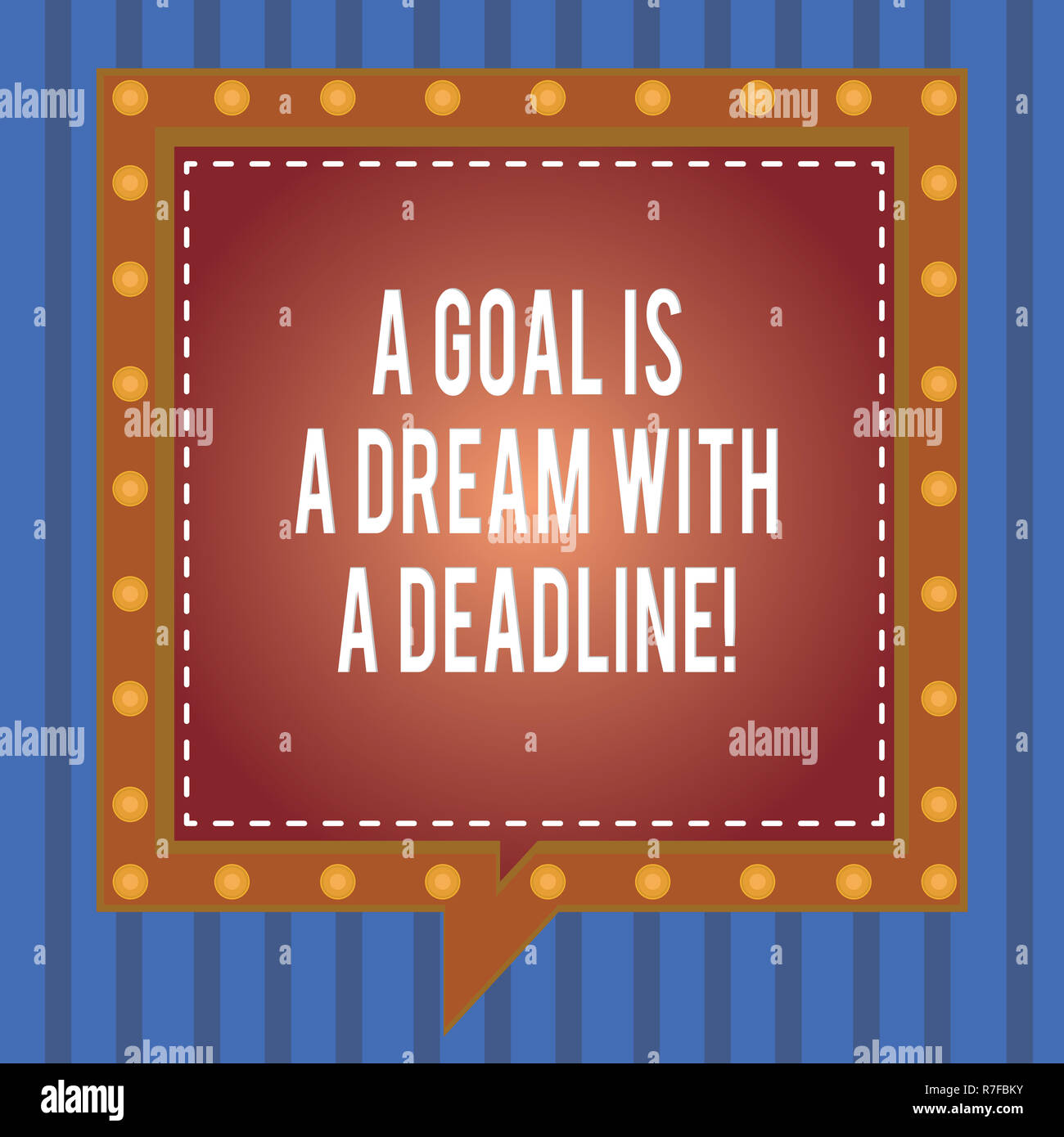 Goals are dreams with deadlines hi-res stock photography and images - Alamy