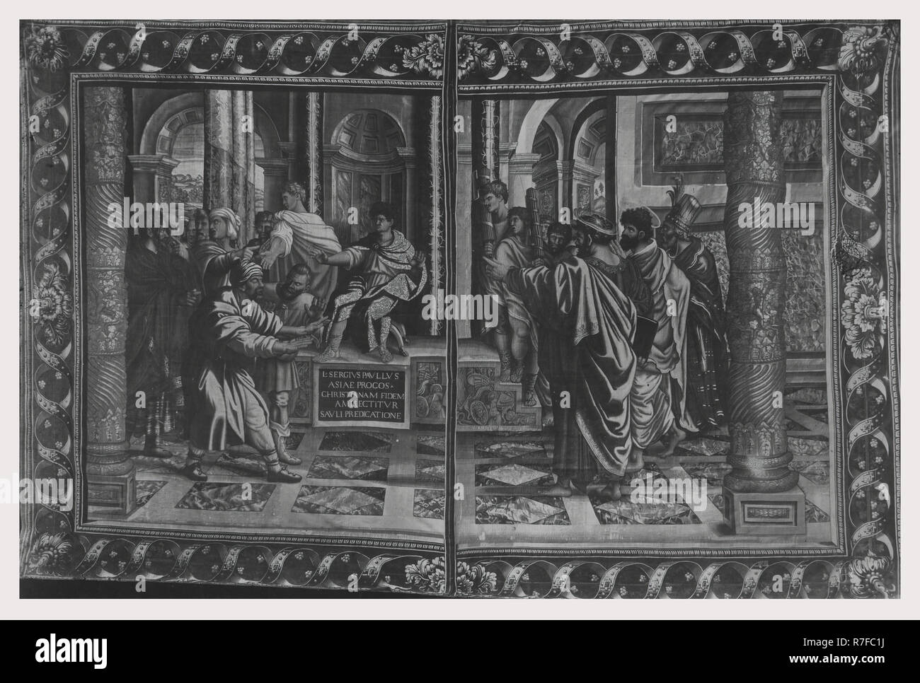 Sorcerer Elymas (Elymes, Bar-Jesus), is struck blind by St. Paul Stock ...