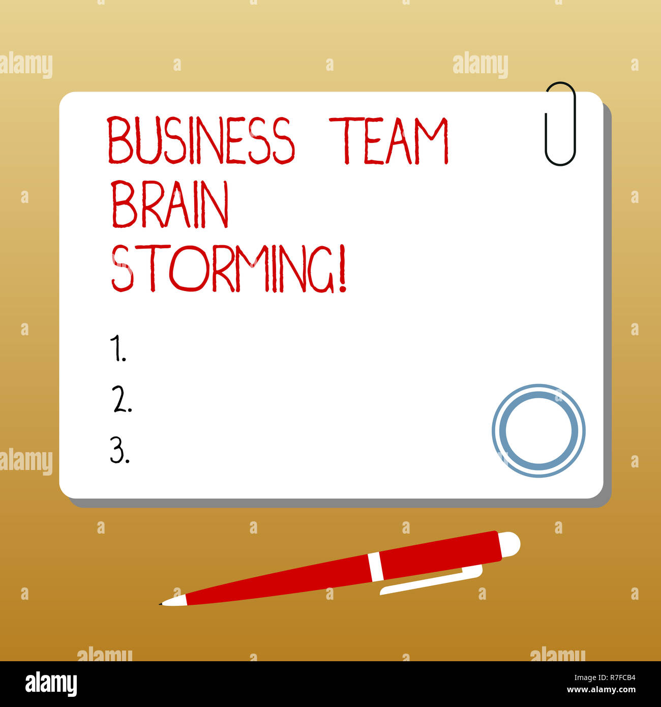 Writing note showing Business Team Brain Storming. Business photo ...