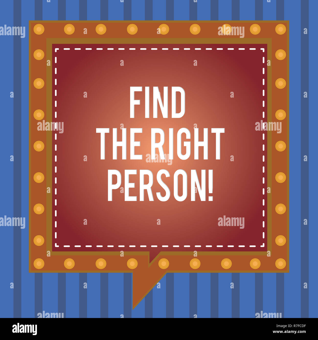 Word writing text Find The Right Demonstrating. Business concept for ...