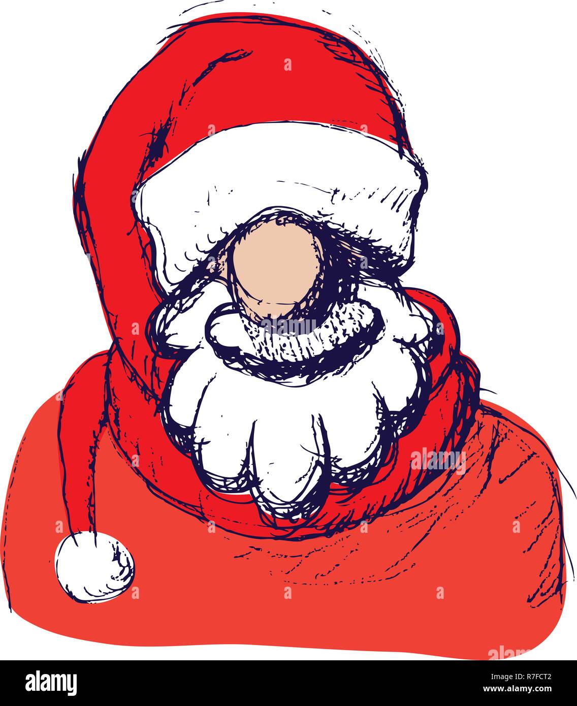 Santa claus laugh Stock Vector Images - Alamy