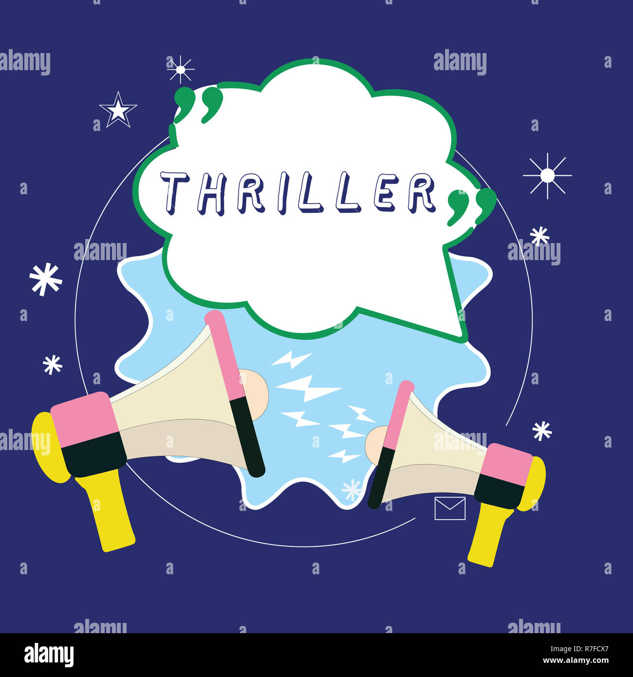 Conceptual hand writing showing Thriller. Business photo showcasing ...