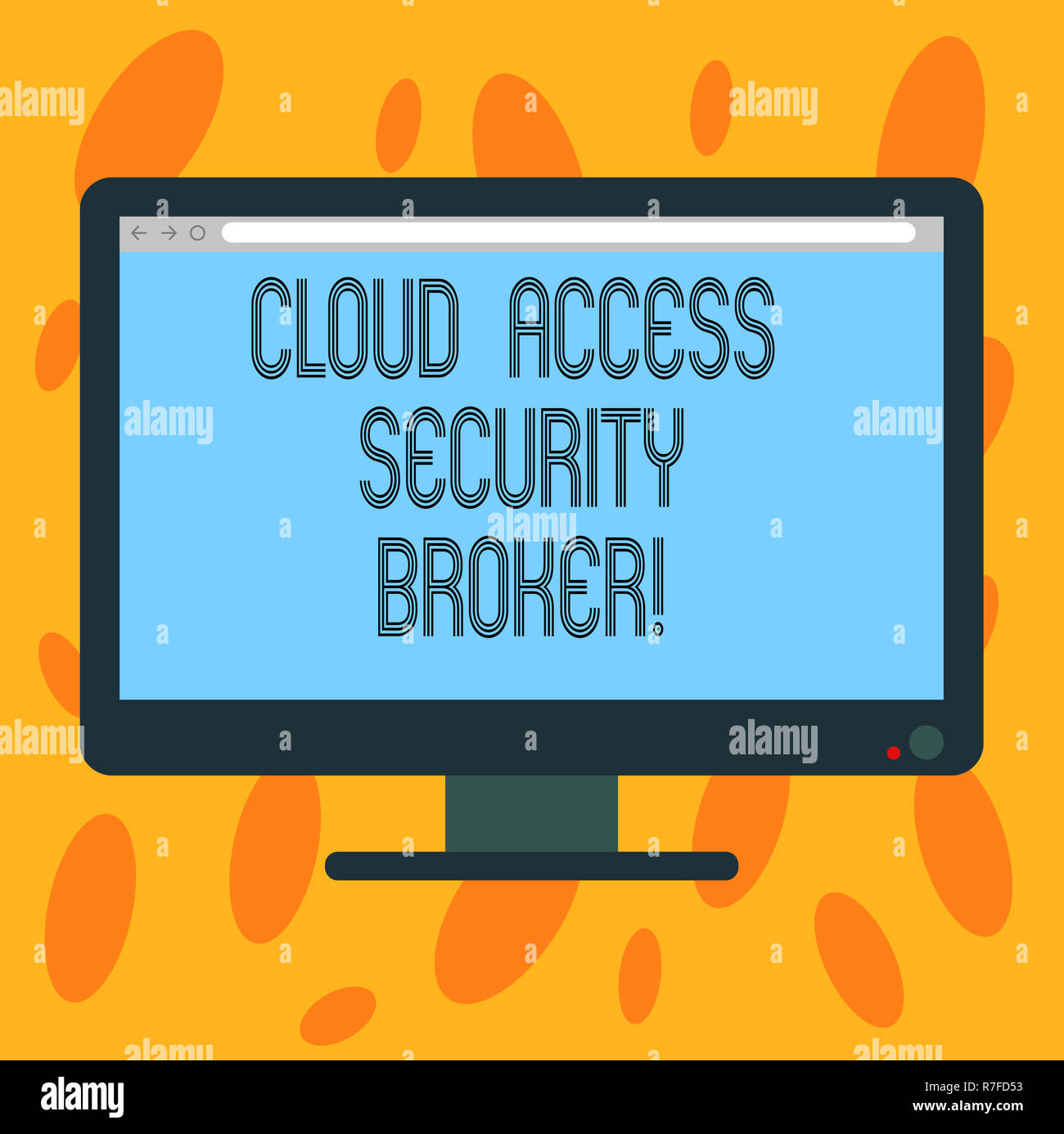 Writing note showing Cloud Access Security Broker. Business photo showcasing Safety business ...