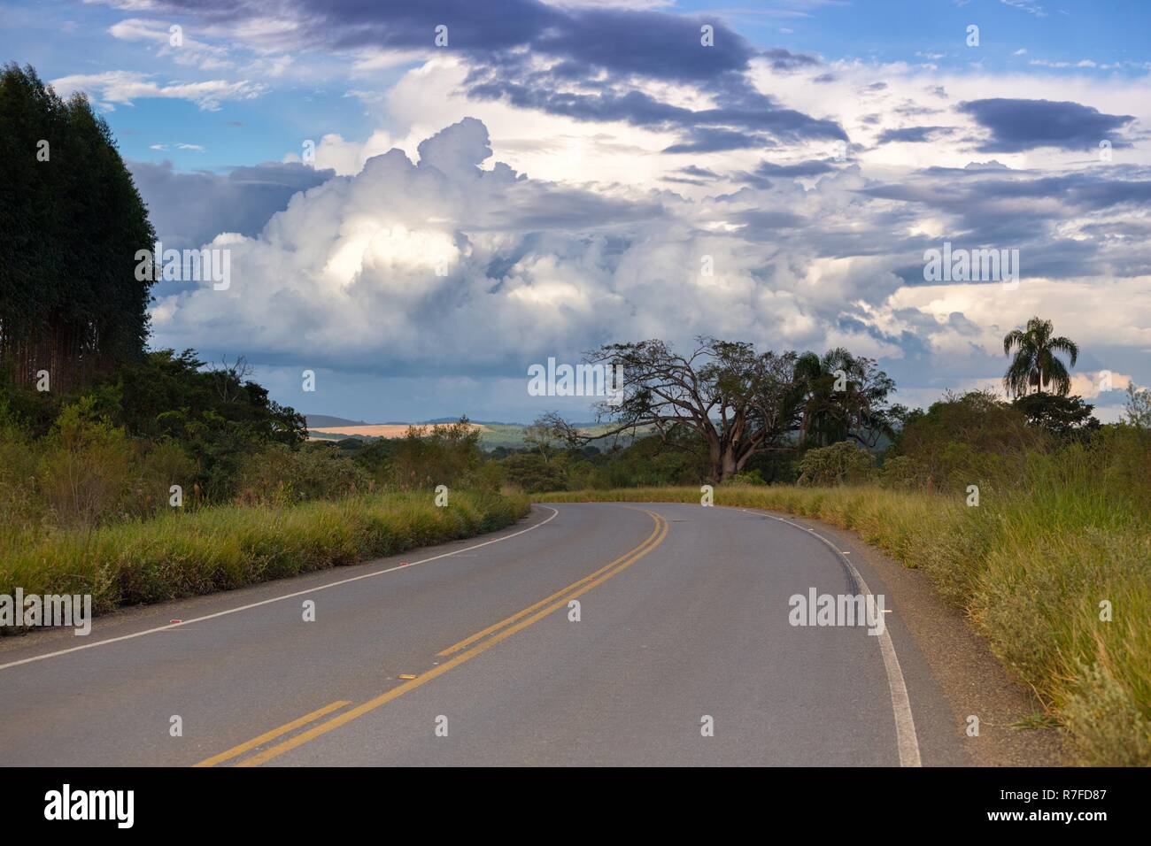 traditional tropical road Brasilia, Brazil Stock Photo - Alamy