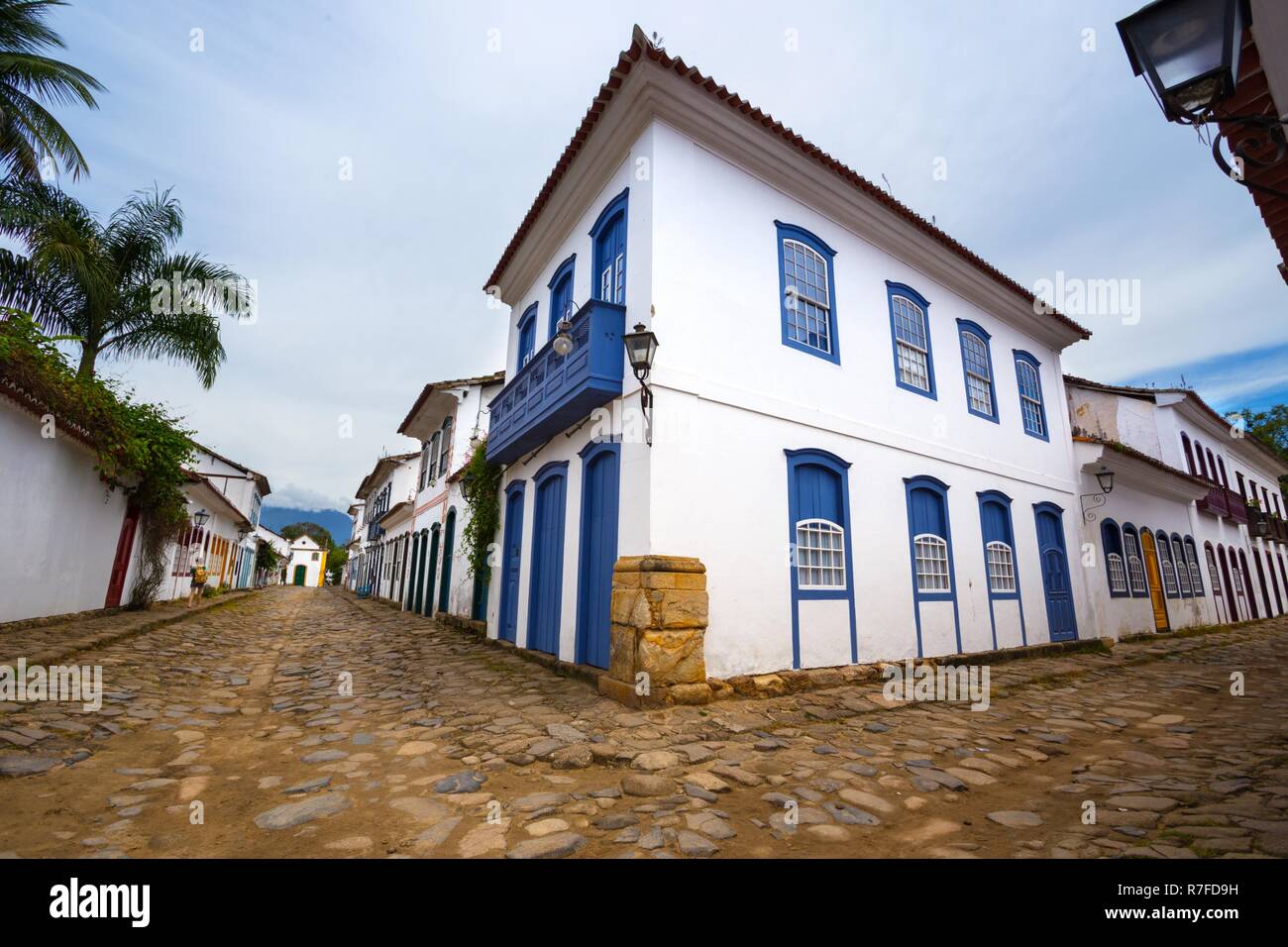 streets of the famous historical town Paraty, Brazil Stock Photo - Alamy