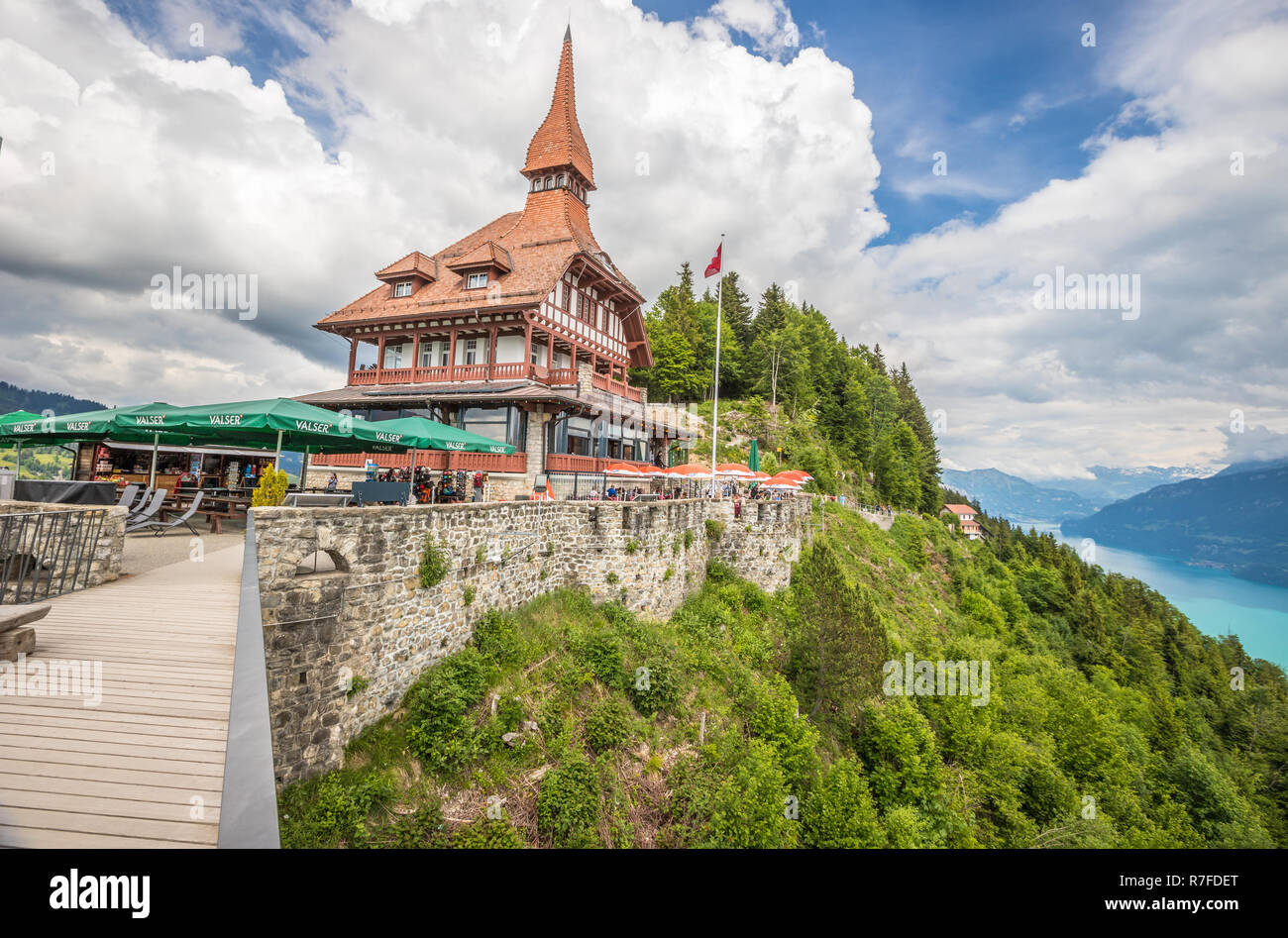 Top of Interlaken in Switzerland Stock Photo - Alamy