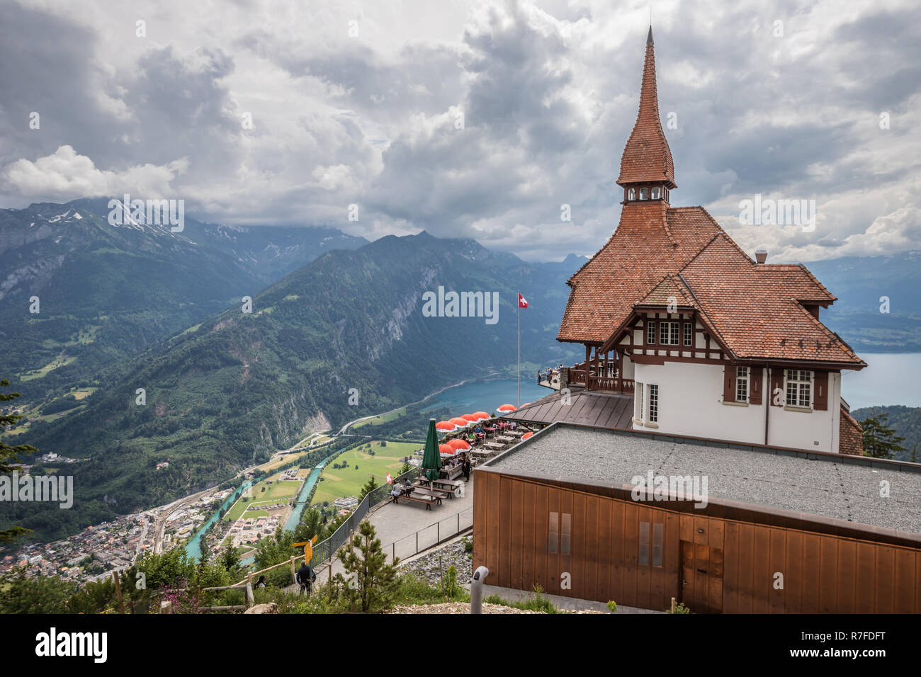 The top of Interlaken Stock Photo - Alamy