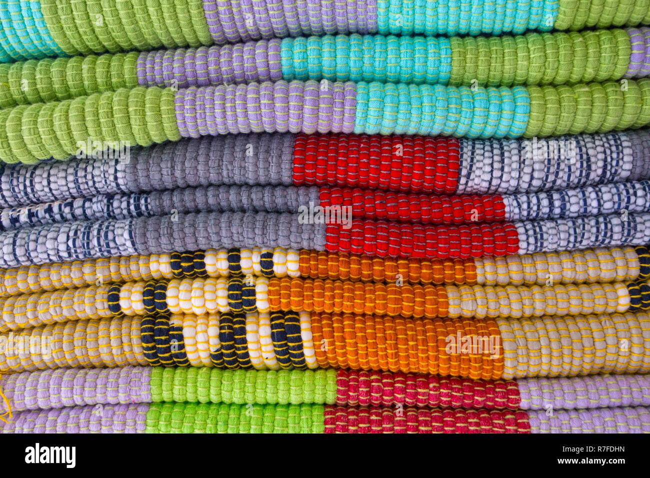 background of bright Brazilian rugs Stock Photo - Alamy